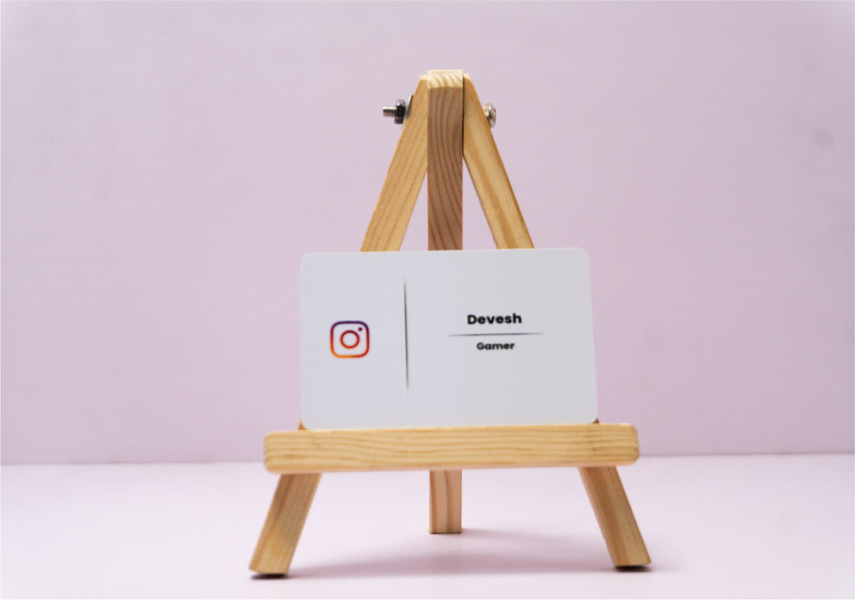 Instagram Professional Card | UnoGreen Smart Business Card