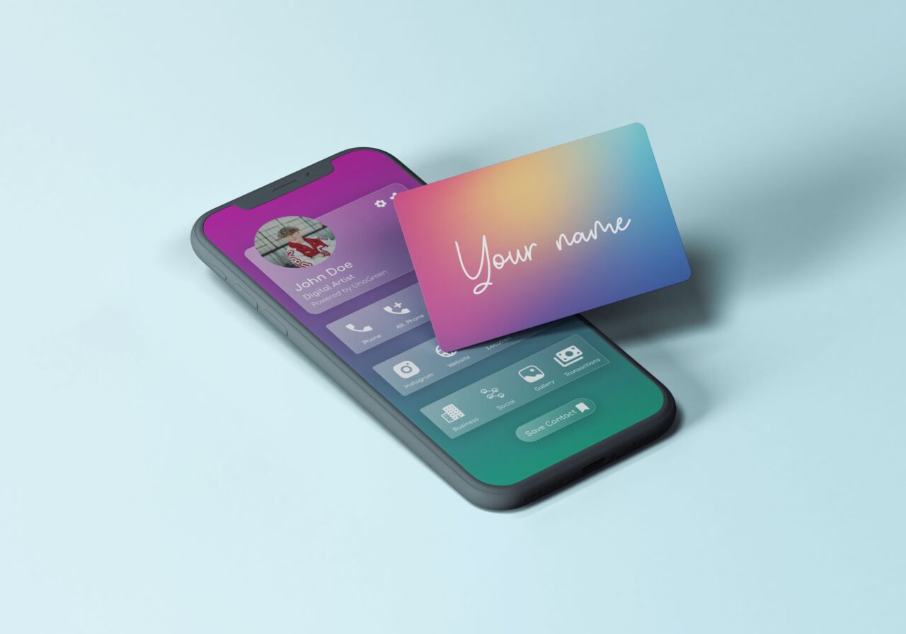 Multi Color Business Card | NFC Smart Business Card