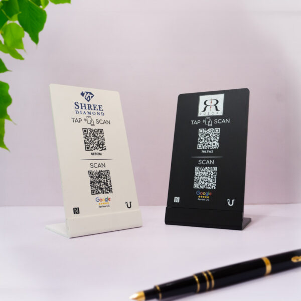 Google Review Standee - With NFC and QR Code